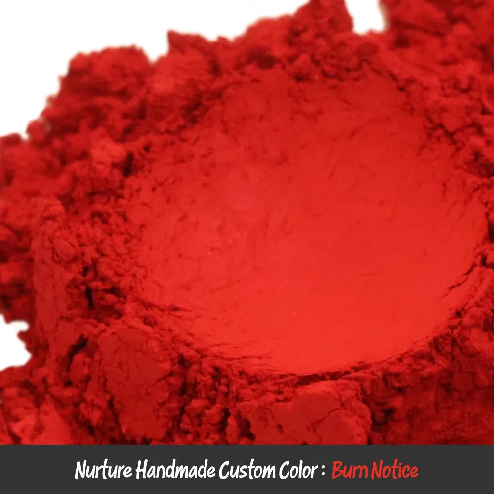 Burn Notice Red Mica Powder for Soap, Cosmetics, and Crafts